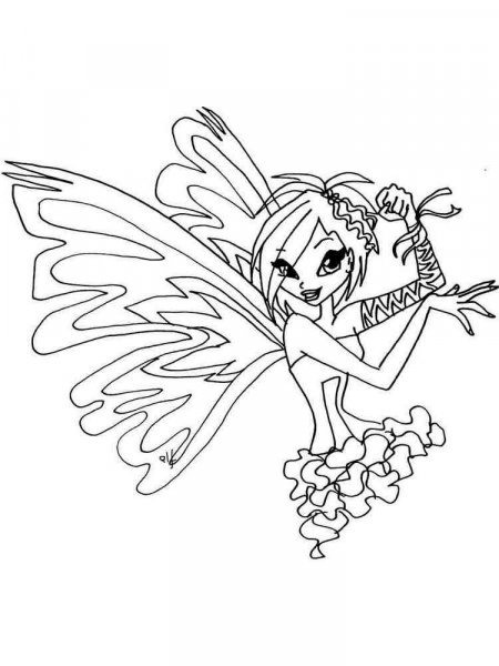 Tecna Winx coloring pages