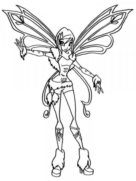 Tecna Winx coloring pages