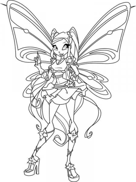 Tecna Winx coloring pages