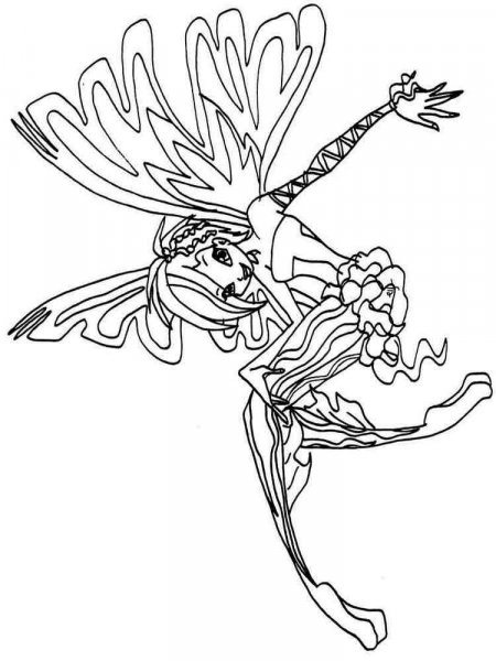 Tecna Winx coloring pages