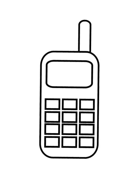 Cell Phone coloring pages