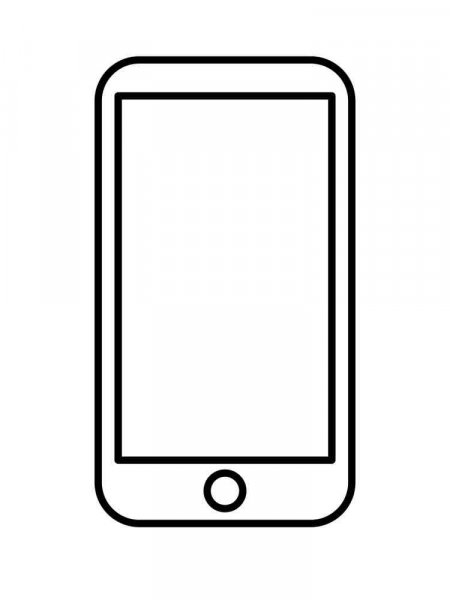 Cell Phone coloring pages