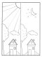 Day and night coloring pages