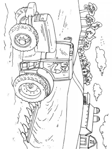 Farm coloring pages