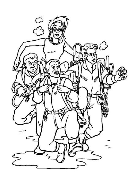Ghostbusters coloring pages