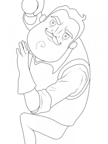 Hello Neighbor coloring pages