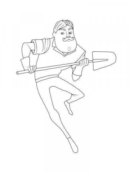 Hello Neighbor coloring pages