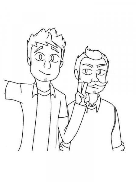 Hello Neighbor coloring pages