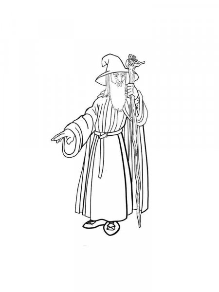 Magician coloring pages