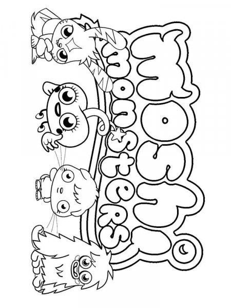 Moshi Monsters coloring pages