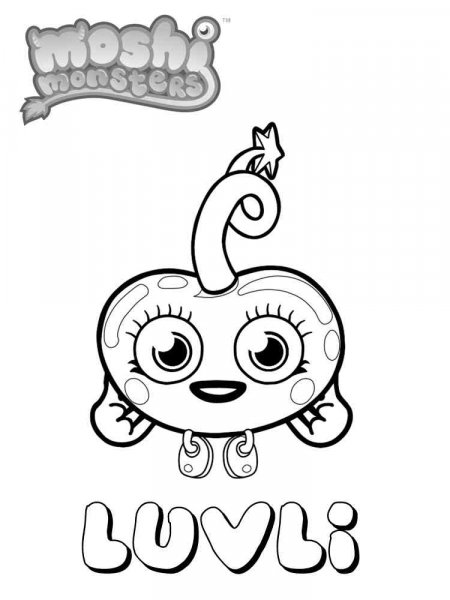 Moshi Monsters coloring pages