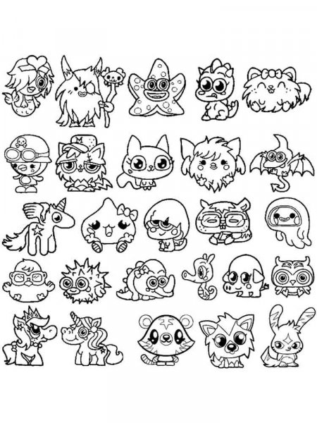 Moshi Monsters coloring pages