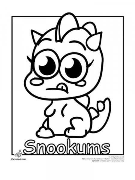 Moshi Monsters coloring pages