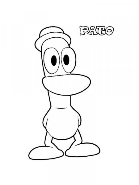 Pocoyo coloring pages