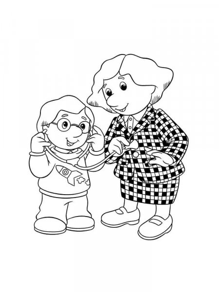 Postman Pat coloring pages