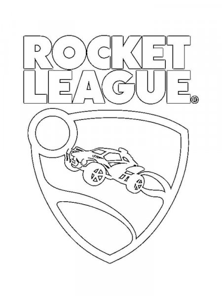 Rocket League coloring pages
