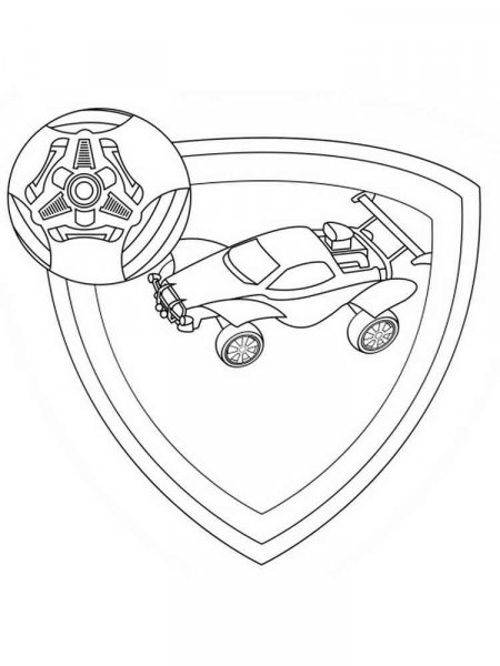 Rocket League coloring pages