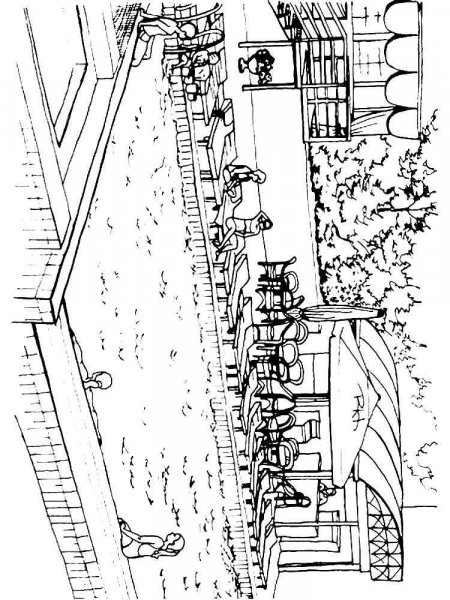 Swimming Pool coloring pages