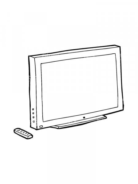 TV coloring pages