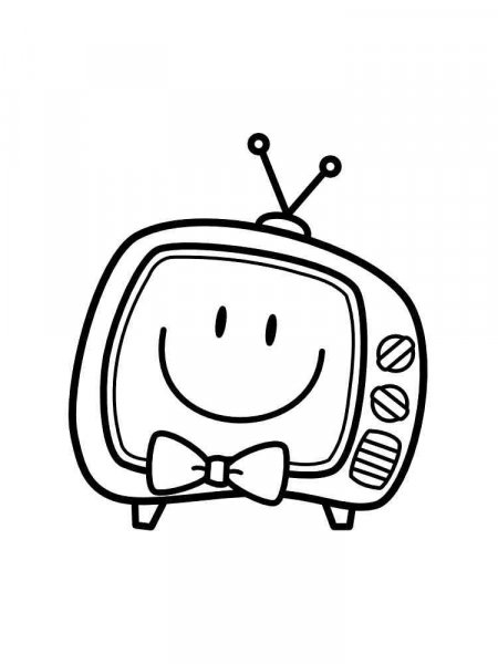 TV coloring pages
