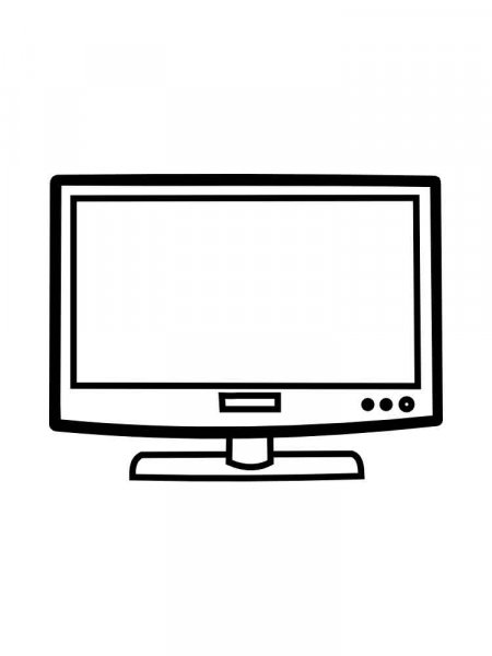 TV coloring pages