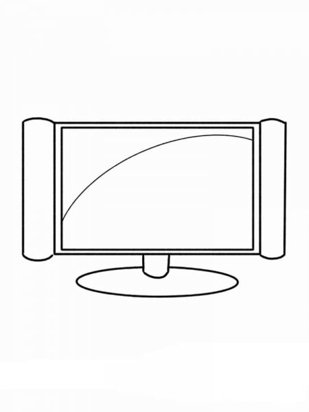 TV coloring pages
