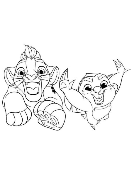 The Lion Guard coloring pages