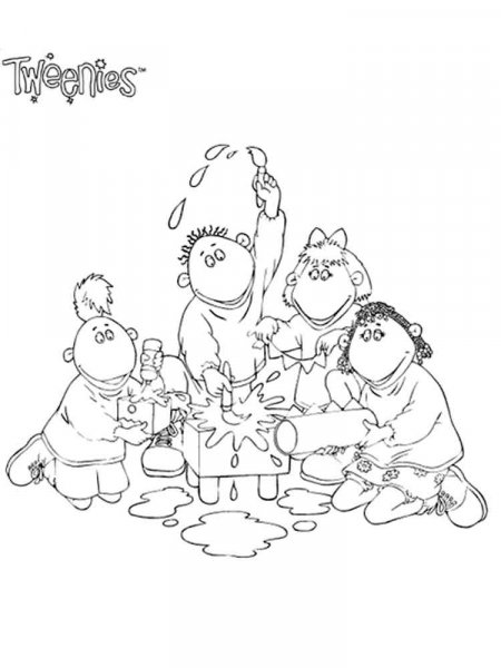 Tweenies coloring pages