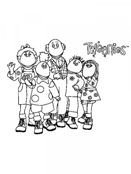 Tweenies coloring pages