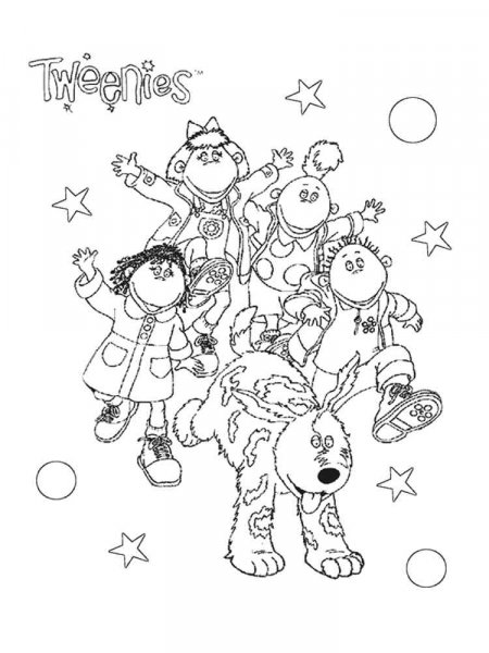 Tweenies coloring pages