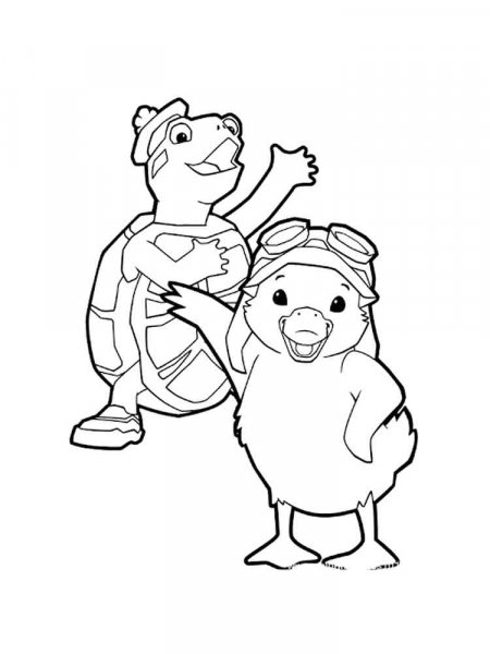 Wonder Pets coloring pages