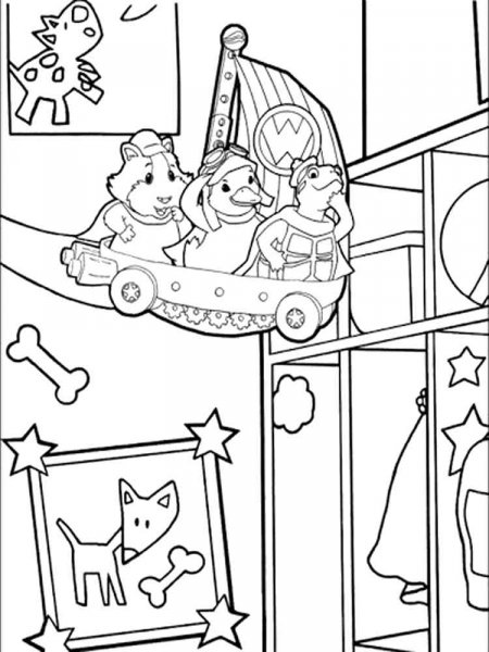 Wonder Pets coloring pages