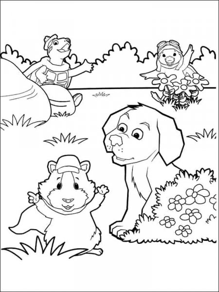 Wonder Pets coloring pages