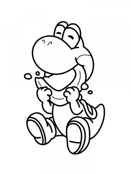 Yoshi coloring pages