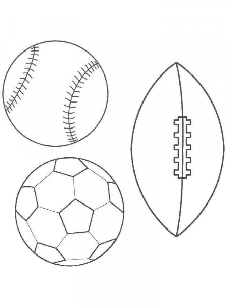 Ball coloring pages
