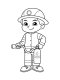 Firefighter coloring pages