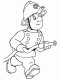 Firefighter coloring pages