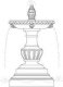 Fountain coloring pages
