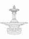 Fountain coloring pages