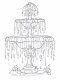 Fountain coloring pages