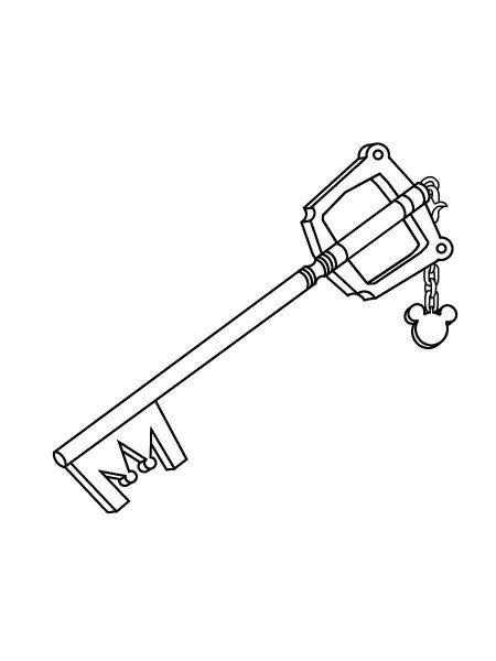 Key coloring pages