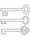 Key coloring pages