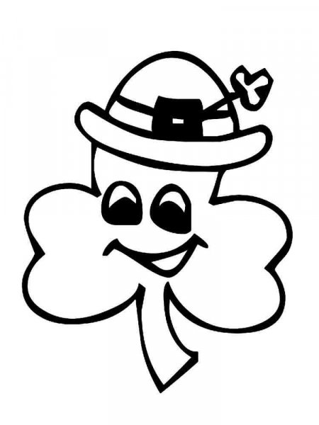 Clover coloring pages