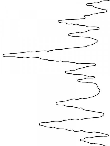 Icicles coloring pages