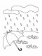 Rain coloring pages