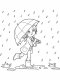 Rain coloring pages