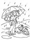 Rain coloring pages