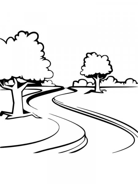 River coloring pages