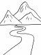 River coloring pages