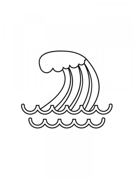 Ocean Waves coloring pages
